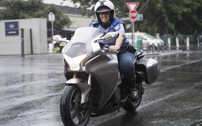 City bids farewell to well-known motor cycle traffic officer, Inspector ...
