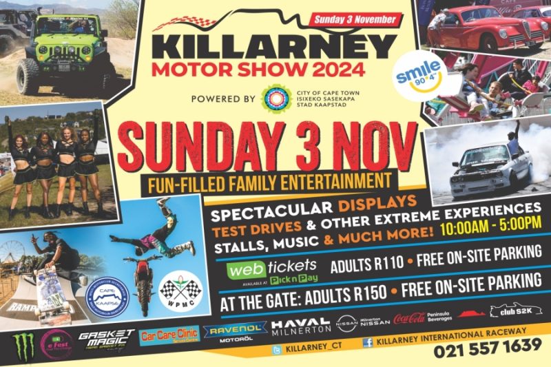 KILLARNEY HOSTS THE BIGGEST MOTOR SHOW IN THE WESTERN CAPE! - Smile 90.4FM
