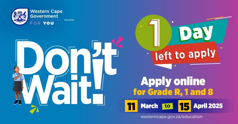 Final Call: On-time 2026 WC school applications closes on Tuesday ...