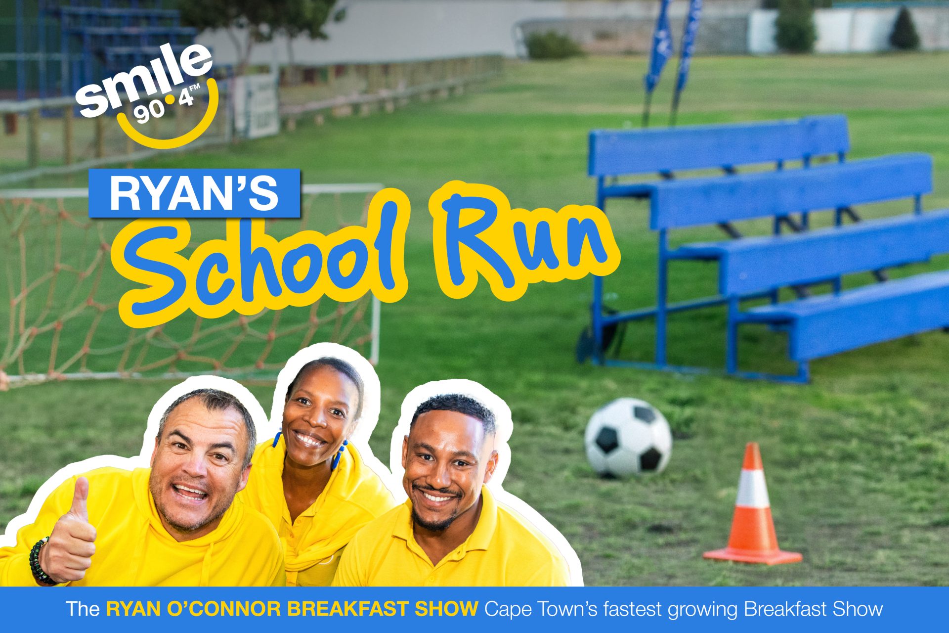 Ryan's School Run LIVE at [Your School] - Smile 90.4FM